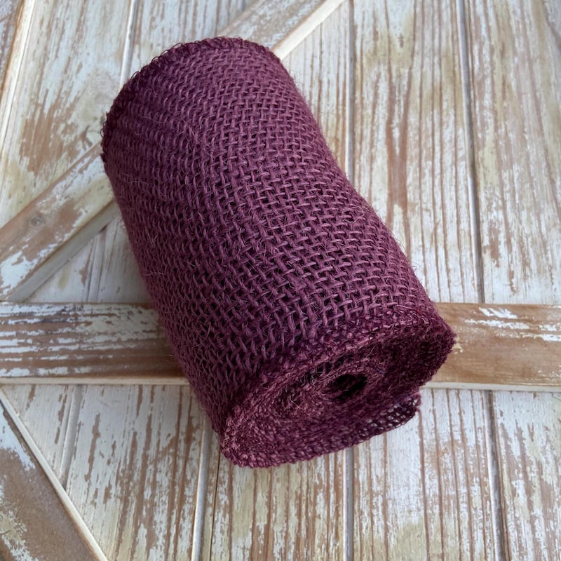 Purple Burlap - Etsy