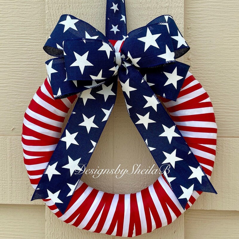 American Flag Wreath - Etsy