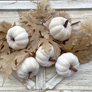 Pumpkin Pick Velvet, Fall Pick, Wreath Supply, Thanksgiving Table Decor ...