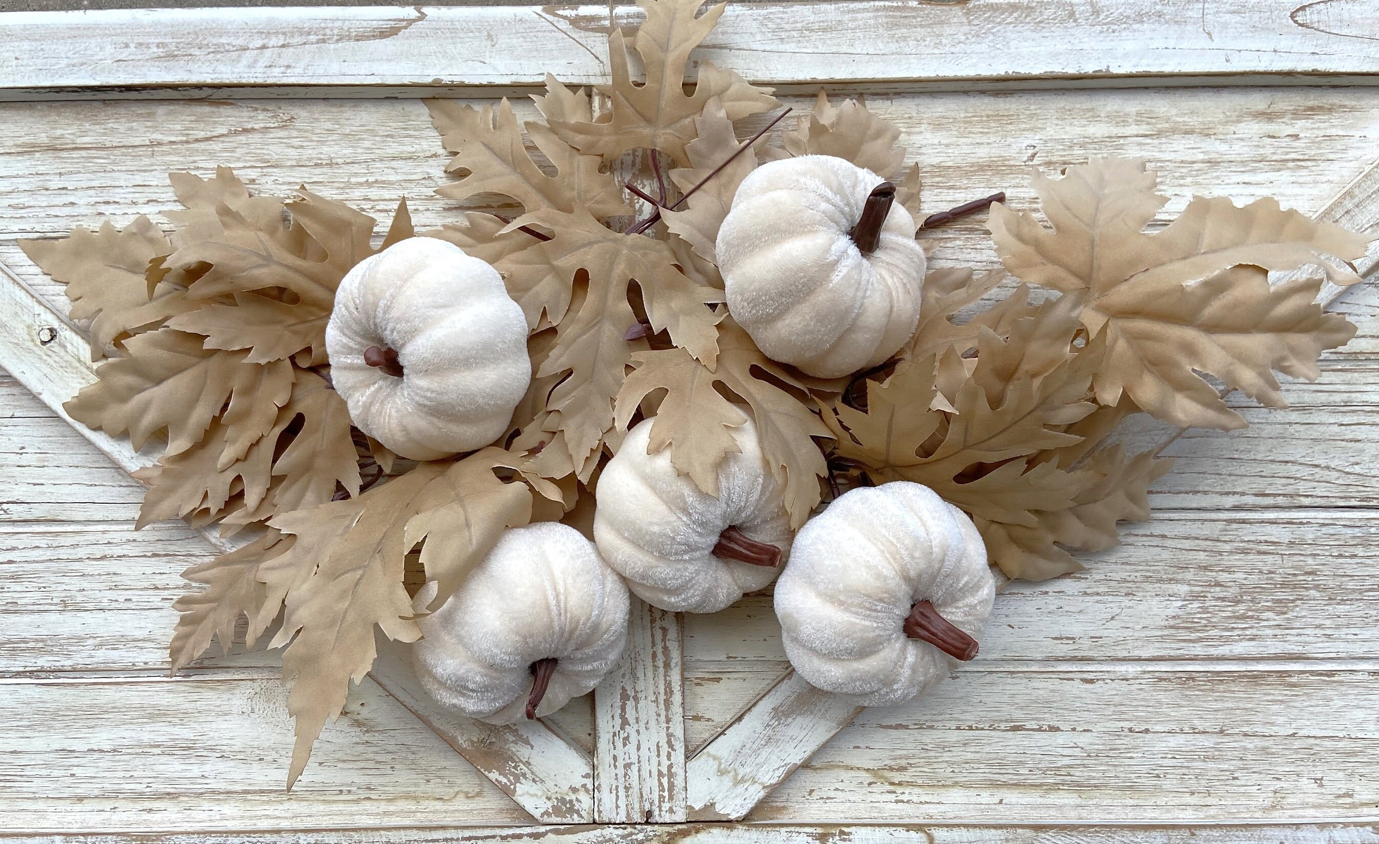 Pumpkin Pick Velvet, Fall Pick, Wreath Supply, Thanksgiving Table Decor ...