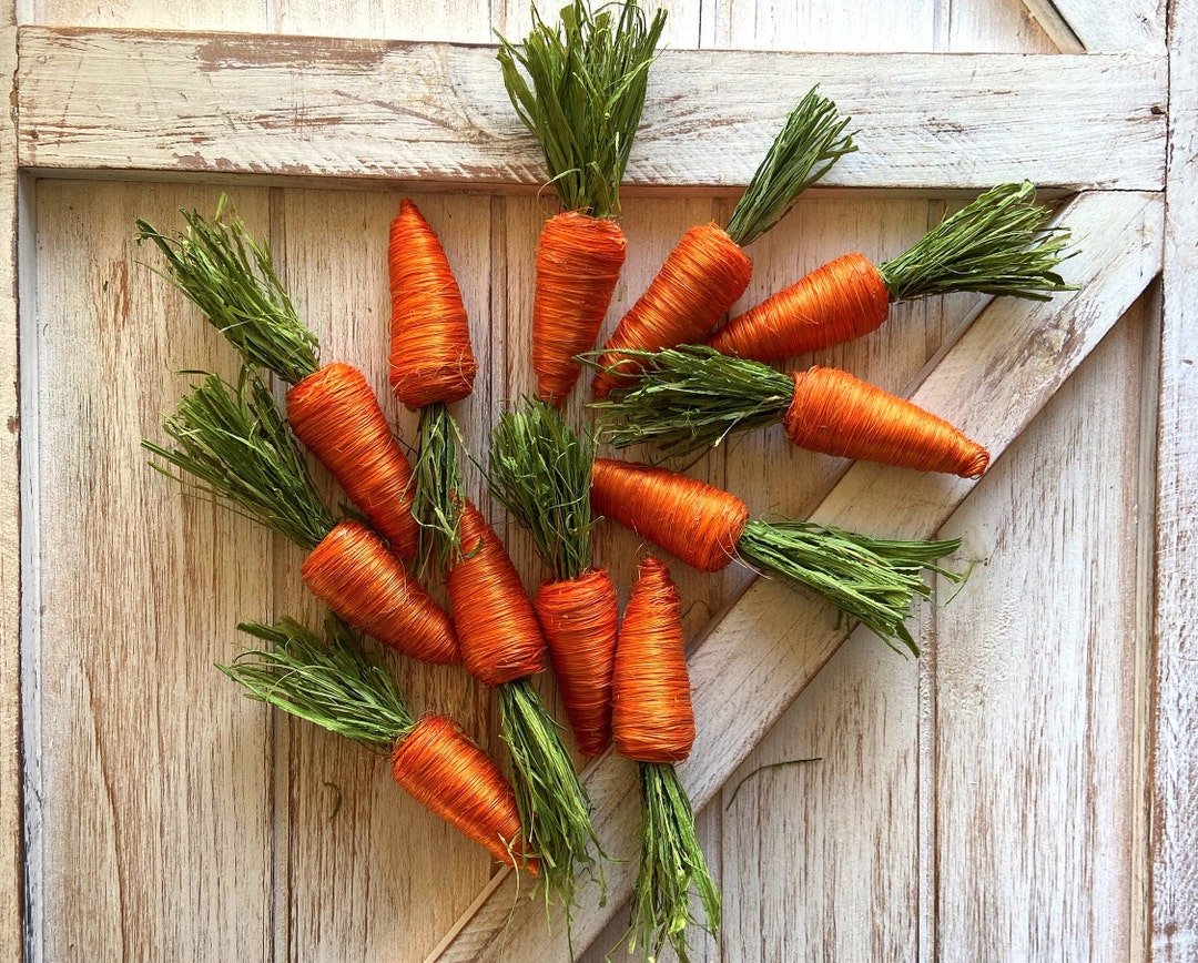 Carrots, Carrot Decoration, Easter Decoration, Carrots for Wreaths ...