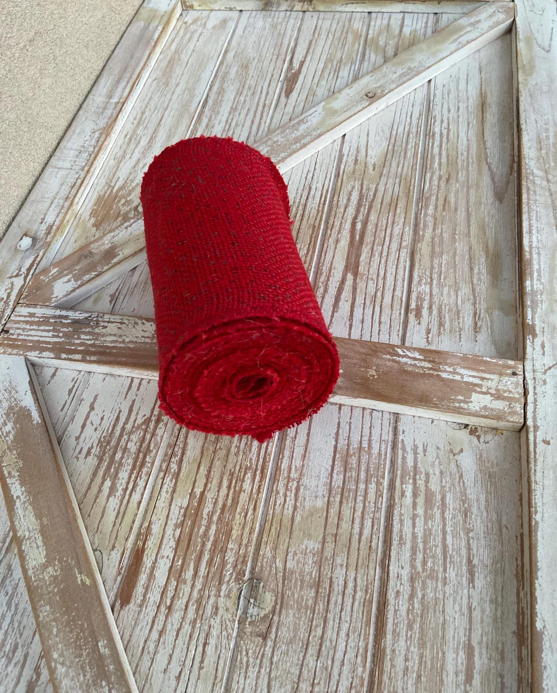 Burlap Roll Red Sparkle Burlap Ribbon Jute Burlap Red Burlap Ribbon ...