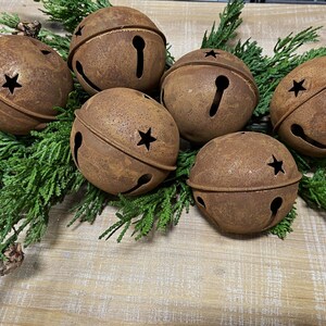 Christmas Bells Rust Bells Metal Bells Christmas Bells for Wreaths ...