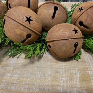 Christmas Bells Large Red Bells Ornament Metal Christmas Bells for ...