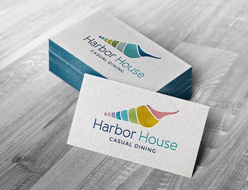 Harbor House Logo Template | Custom Logo Design | Premade Logo - Etsy