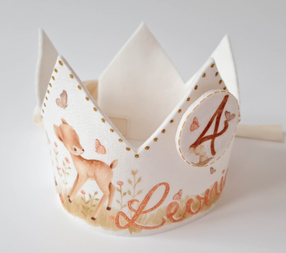 Personalized Birthday Crown With Name Interchangeable Numbers Size ...