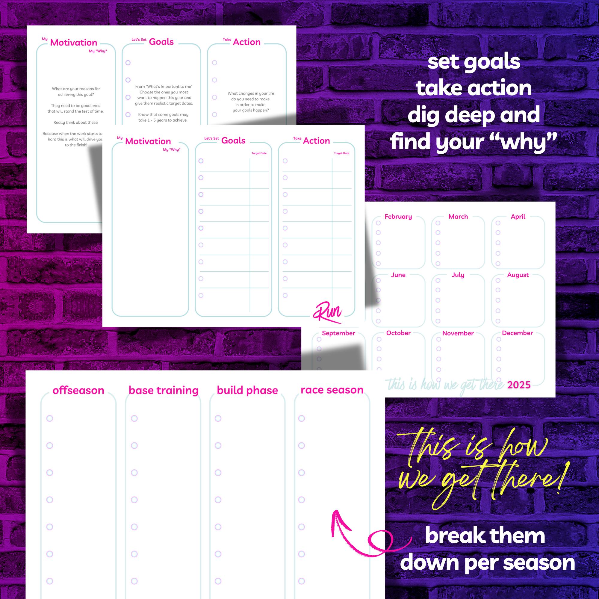 2025 Goal Setting for Runners, Smart Goals for Runners, 2025 Running ...