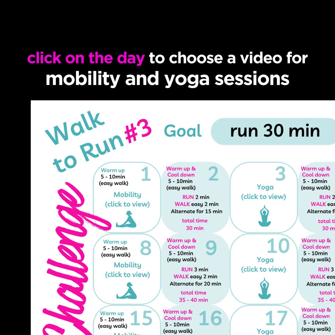 Walk to Run 4 Week Training Plan, Beginners Running 5K Training Plan ...