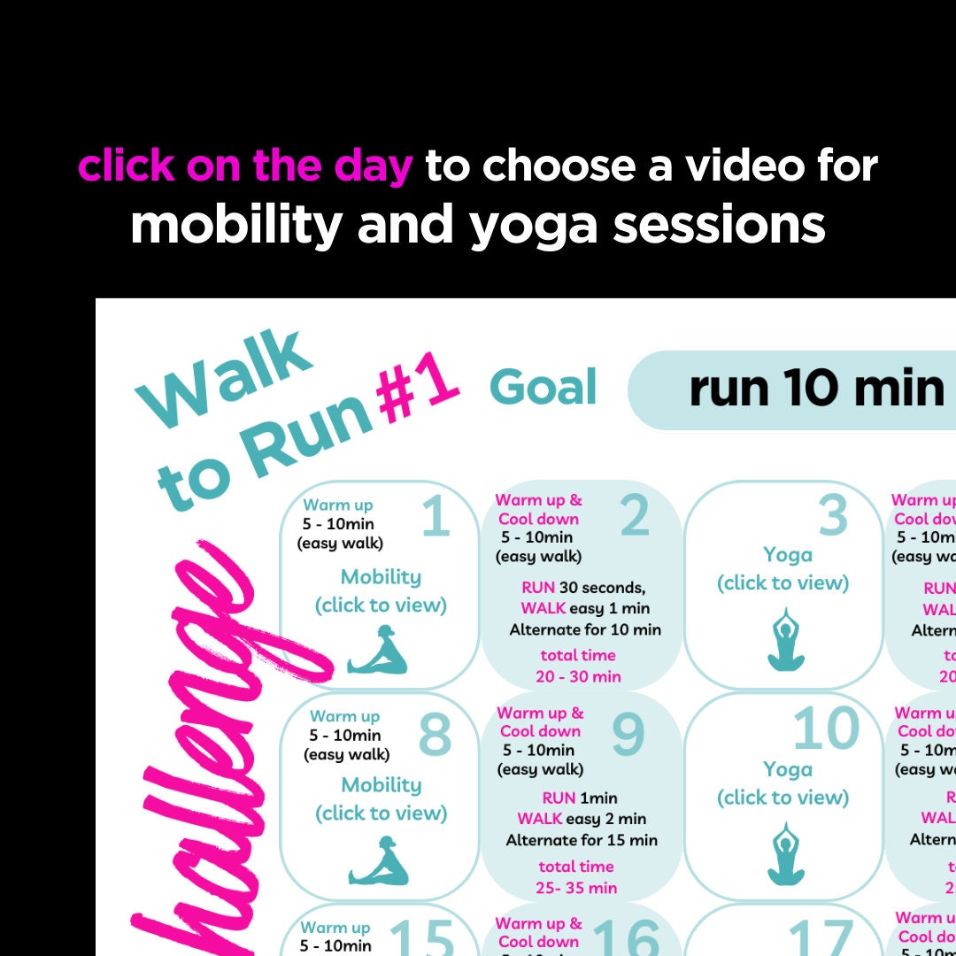 Walk to Run 4 Week Training Plan, Beginners Running 5K Training Plan ...
