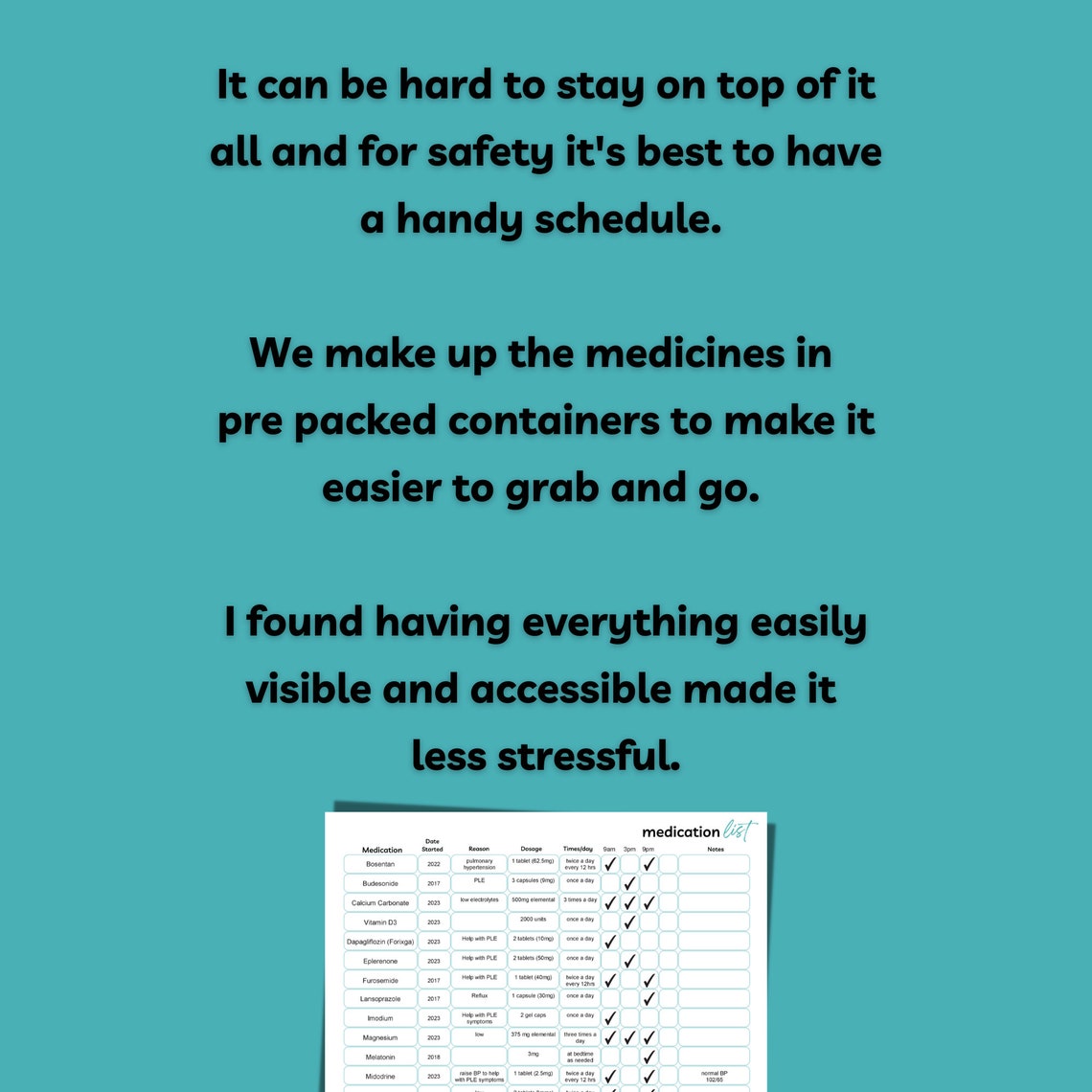 Organize and Track Your Medication Routine With Our Daily Medication List Printable Log - Etsy
