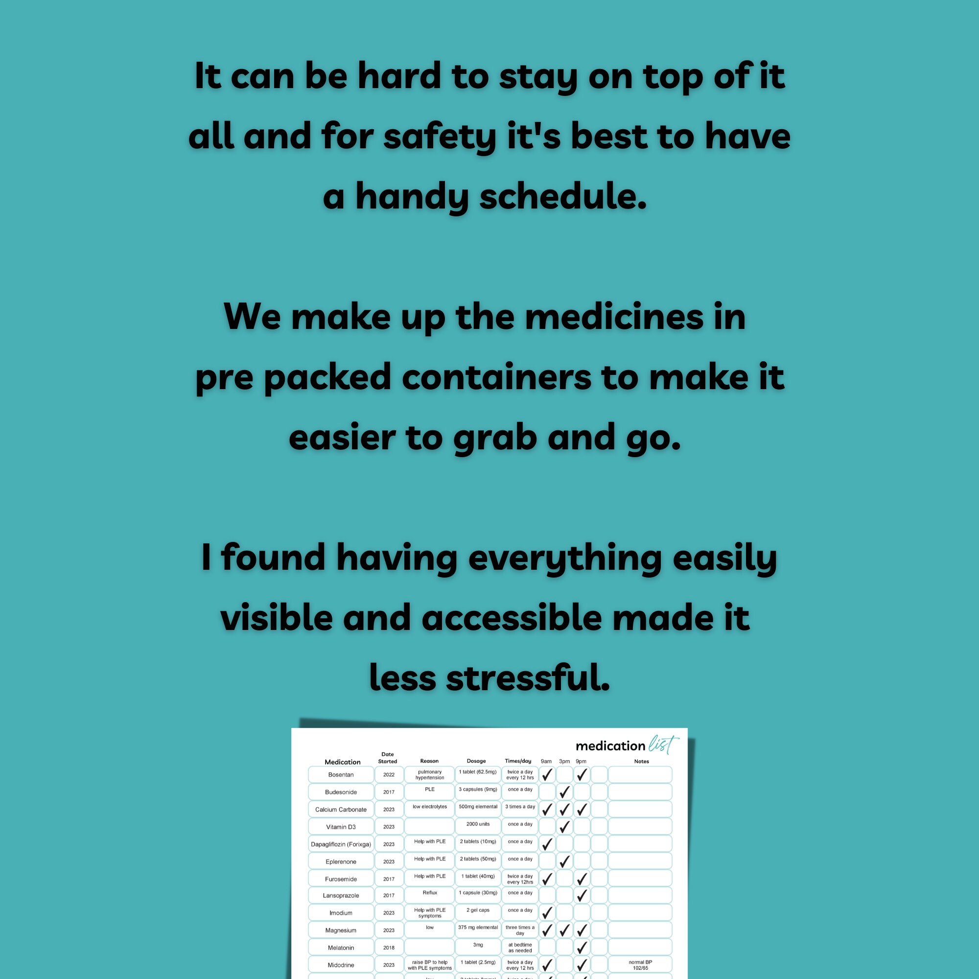 Organize and Track Your Medication Routine With Our Daily Medication ...