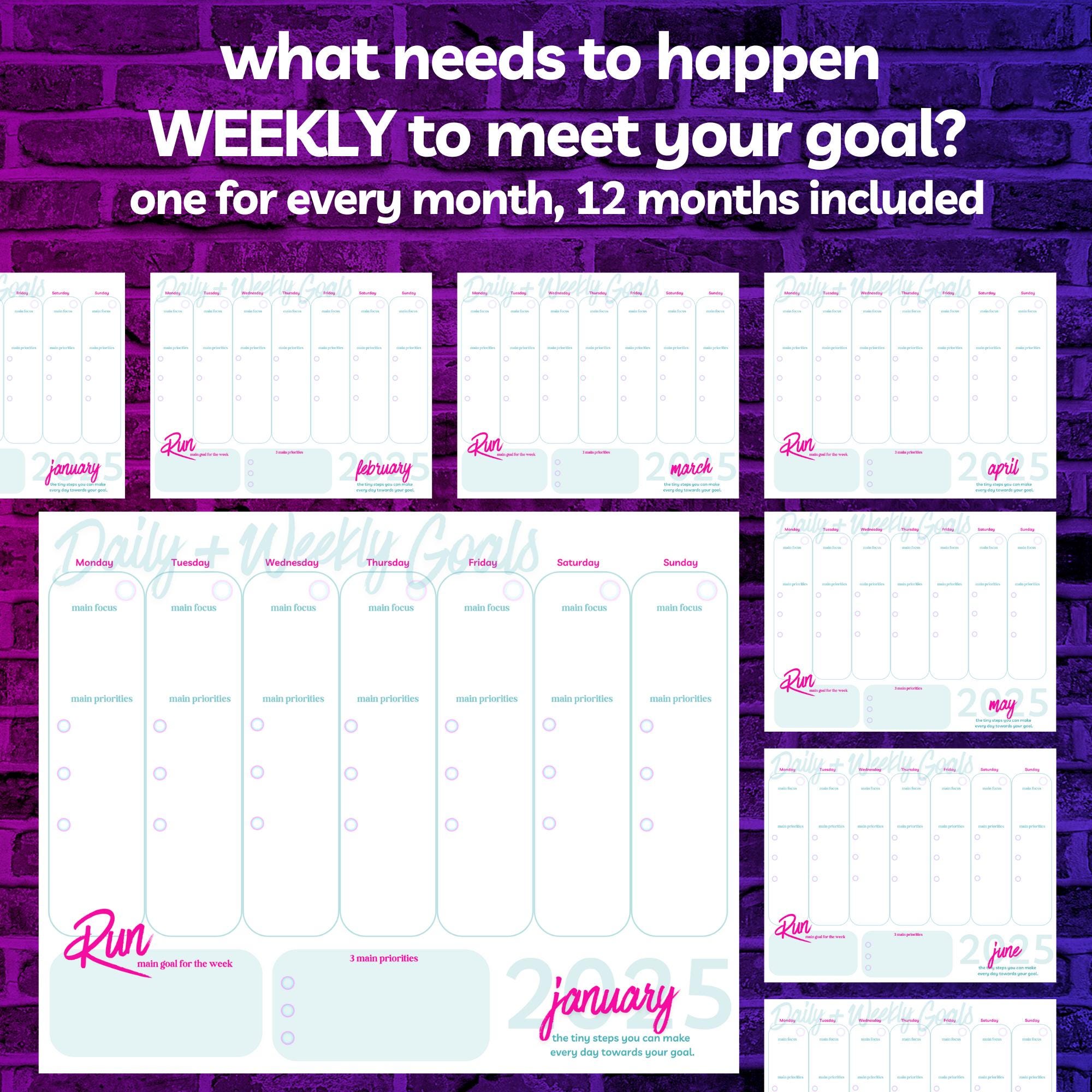 2025 Goal Setting for Runners, Smart Goals for Runners, 2025 Running ...