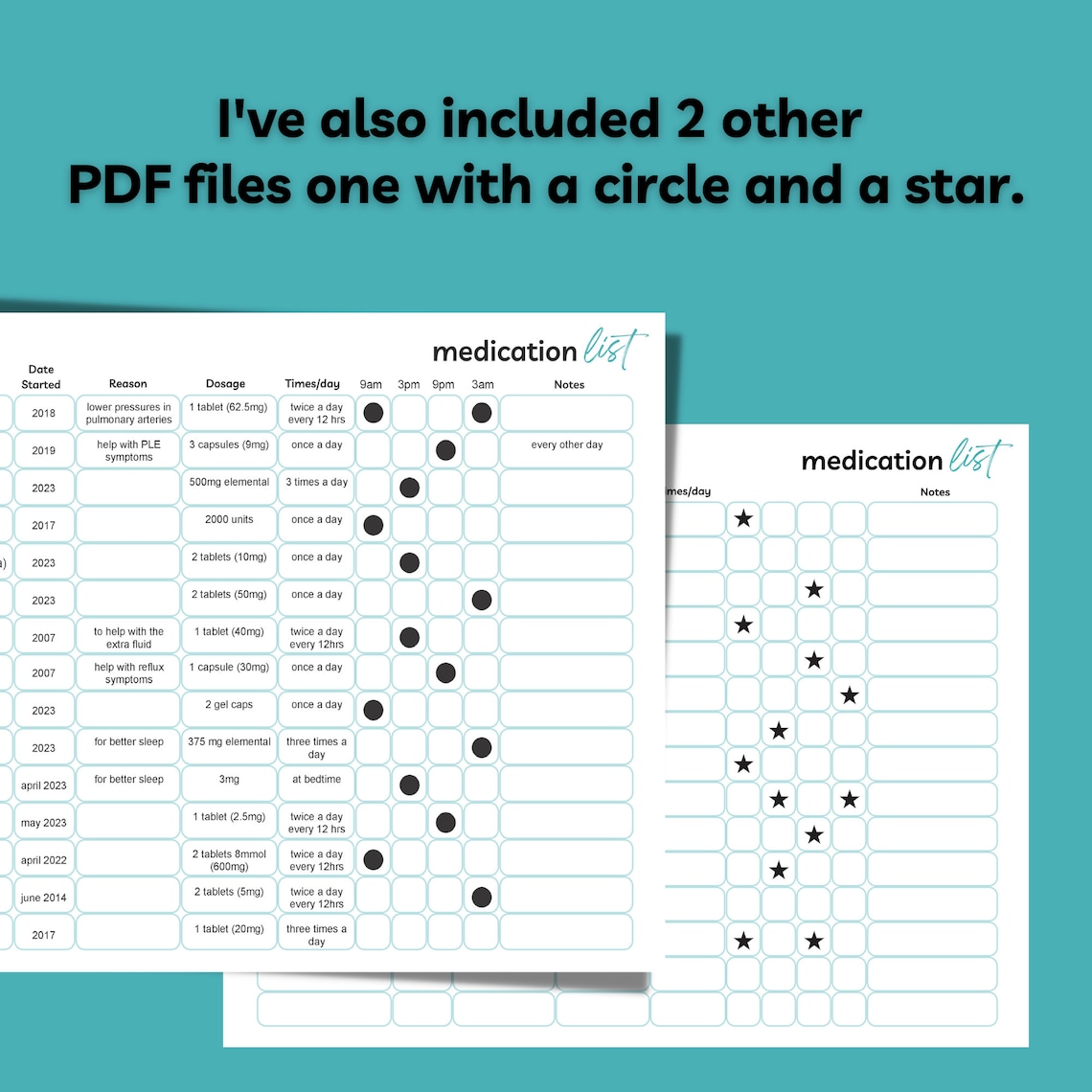 Organize and Track Your Medication Routine With Our Daily Medication ...