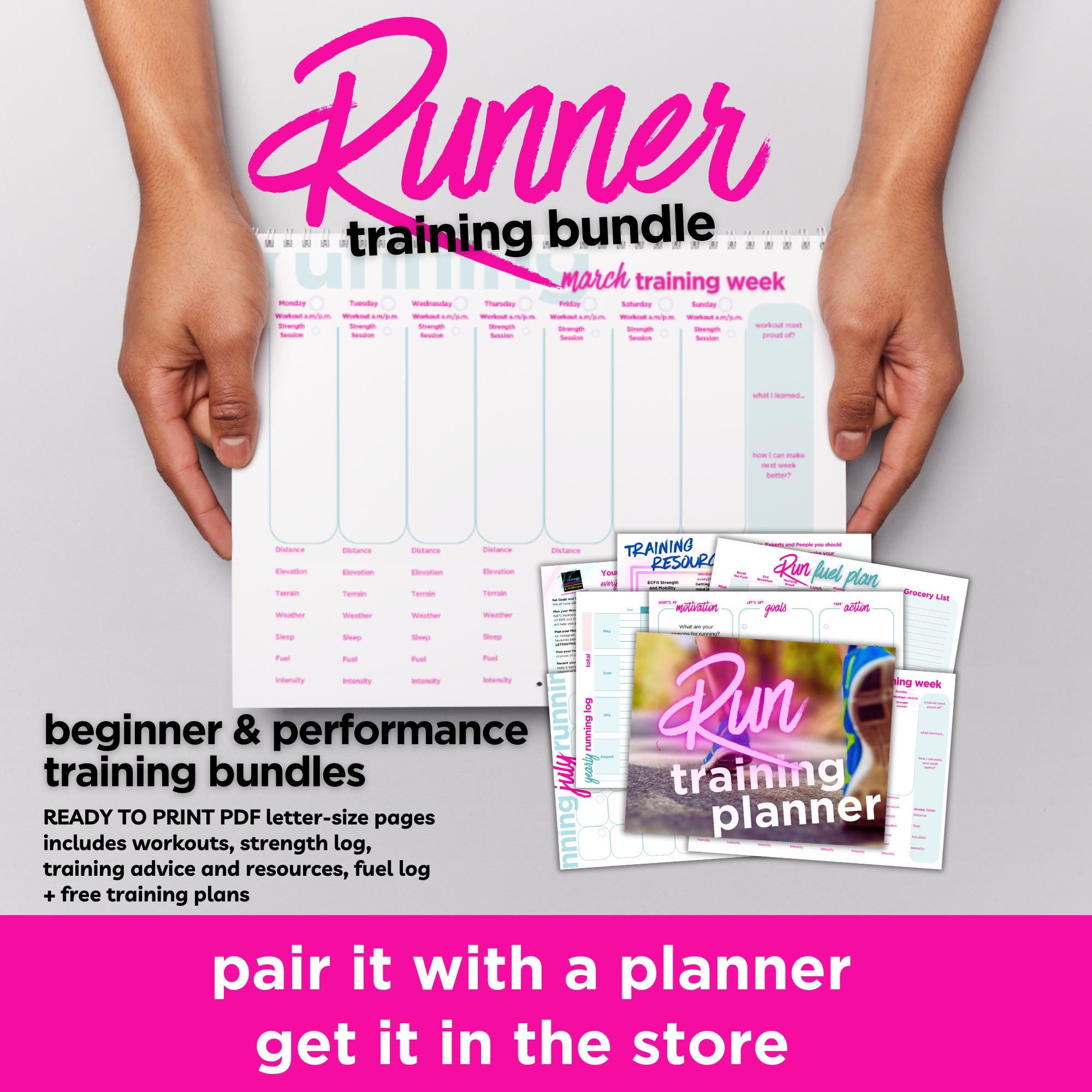 12 Week 10K Run, Training Plan Template, Self Coached Runner, Train 10K ...