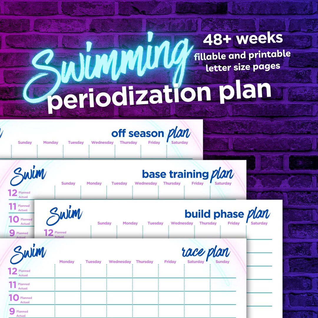 Swim Season Planner, Swim Periodization, Competitive Swimming, Swim ...