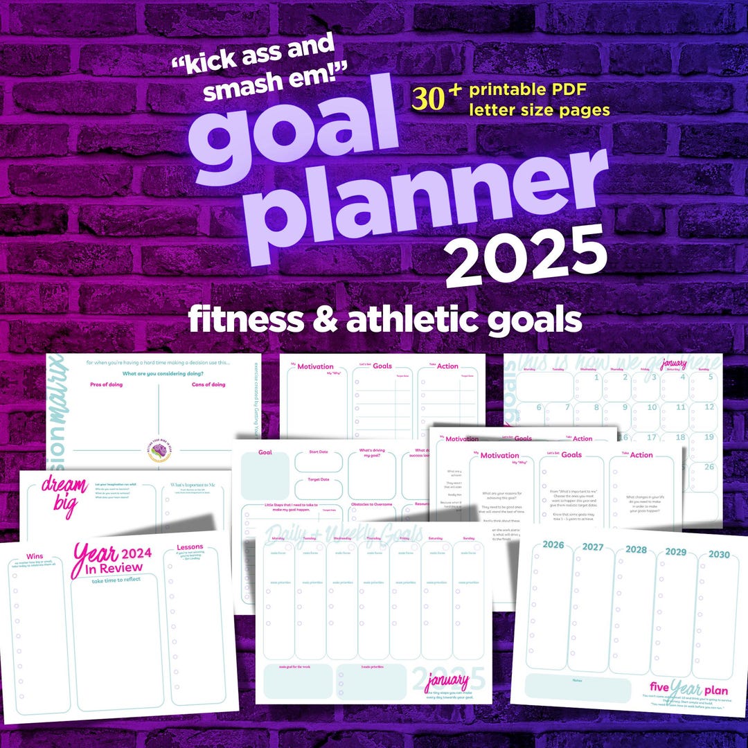 2025 Goal Setting for Athletes, Smart Goals for Athletes, 2025 Fitness ...
