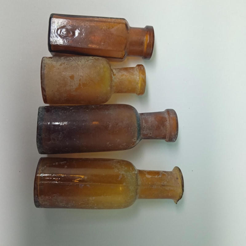 Vintage Glass Vials - Etsy