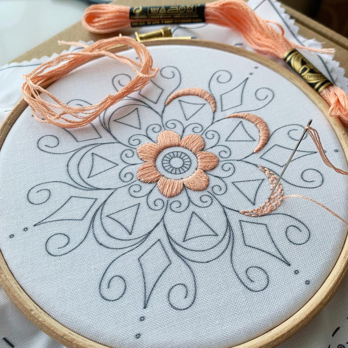 Mandala Embroidery Pattern Embroidery Pattern PDF Pattern - Etsy
