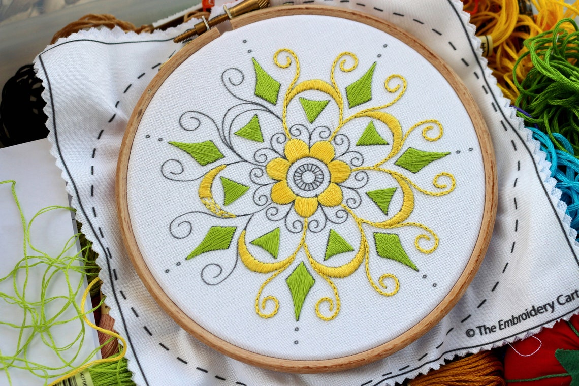 Mandala Embroidery Pattern Embroidery Pattern PDF Pattern - Etsy