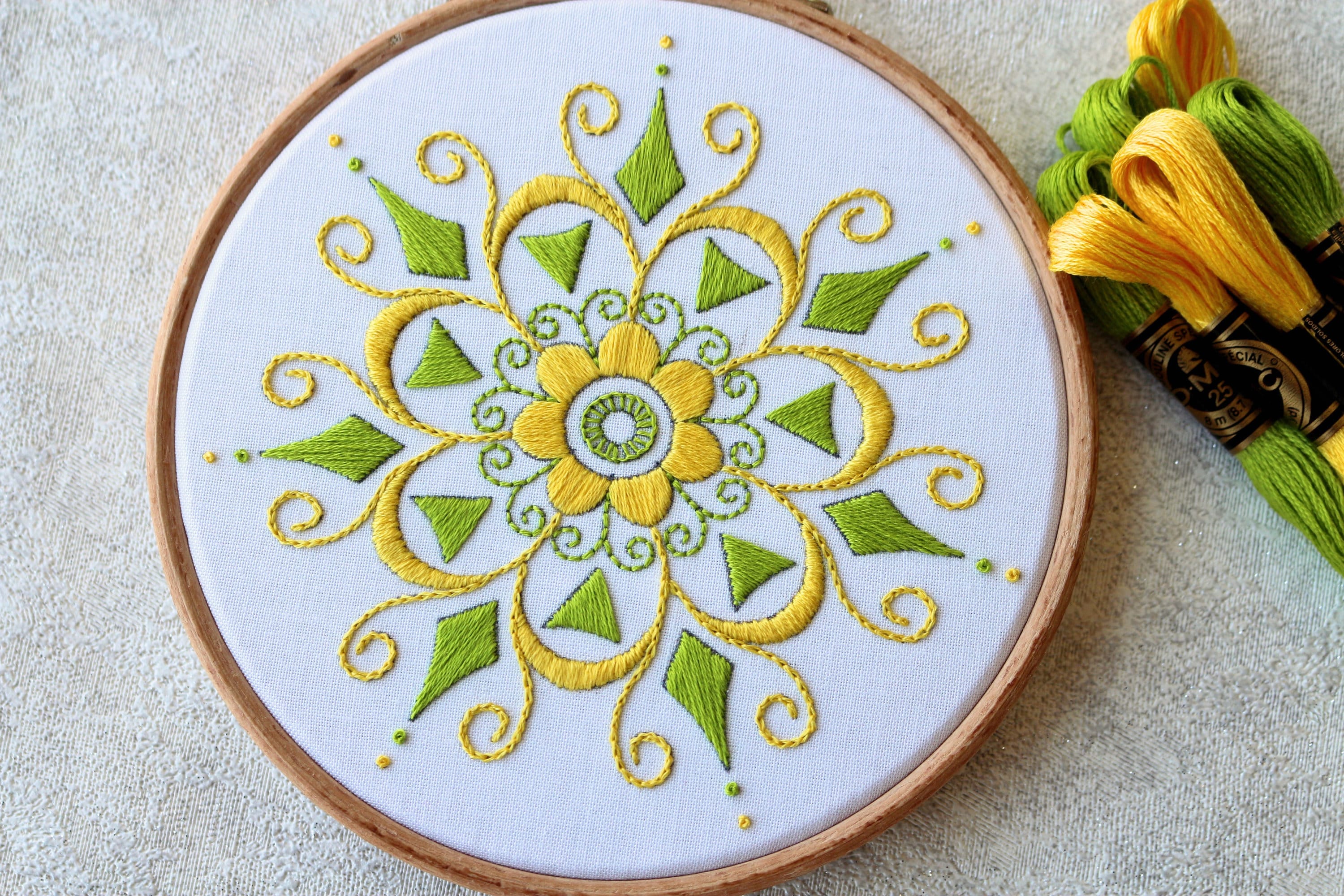Mandala Embroidery Pattern Embroidery Pattern PDF Pattern - Etsy