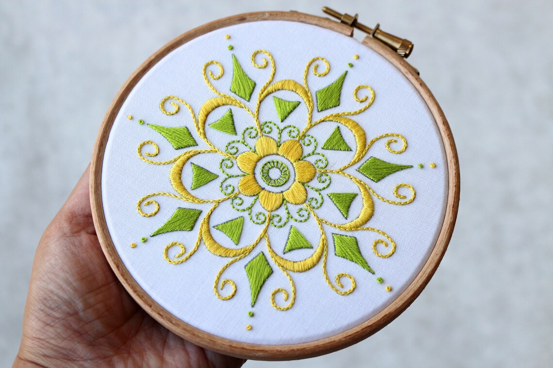 Mandala Embroidery Pattern Embroidery Pattern PDF Pattern - Etsy