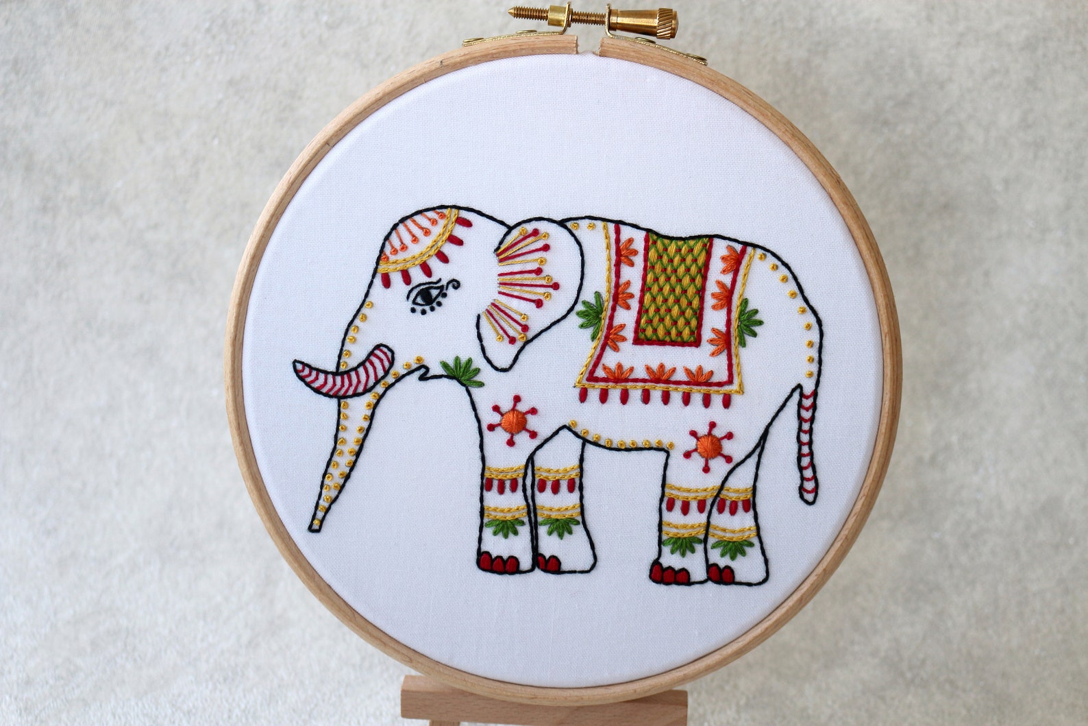 Elephant Embroidery Pattern PDF Embroidery Pattern Animal | Etsy