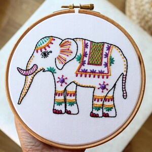 Elephant Embroidery Pattern PDF Embroidery Pattern Animal - Etsy