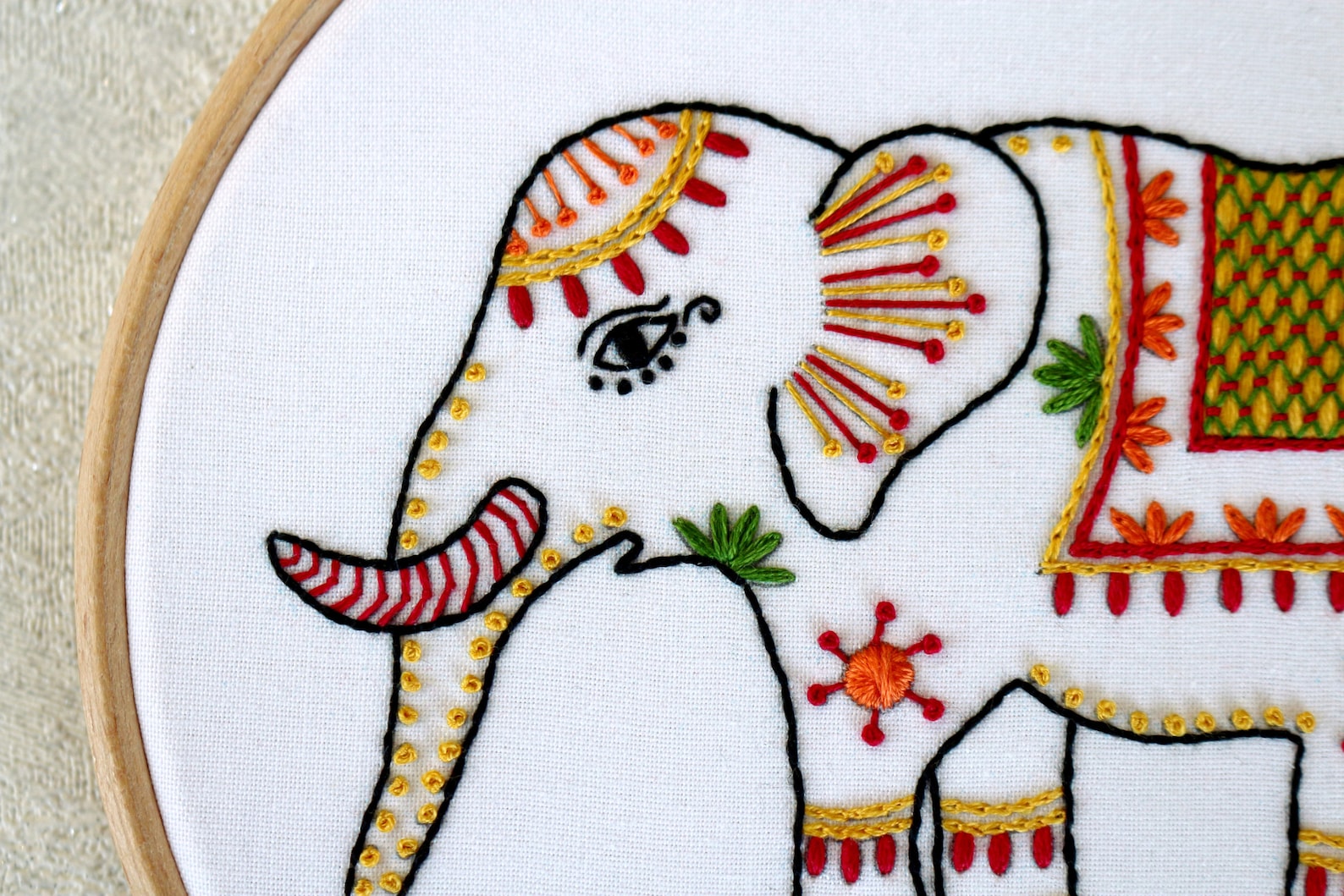 Elephant Embroidery Pattern PDF Embroidery Pattern Animal | Etsy