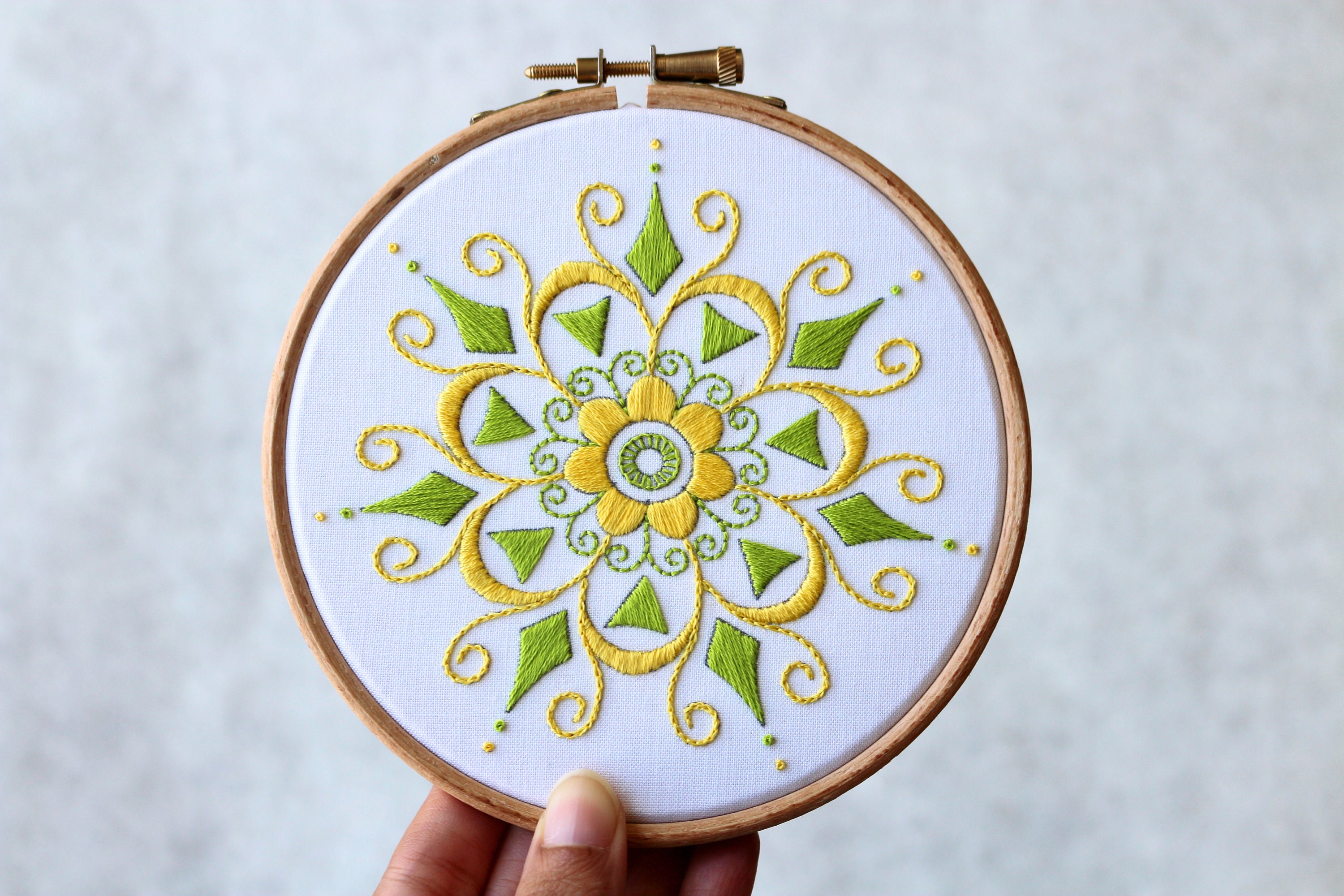 Mandala Embroidery Kit DIY Craft Kits Beginner Embroidery - Etsy UK