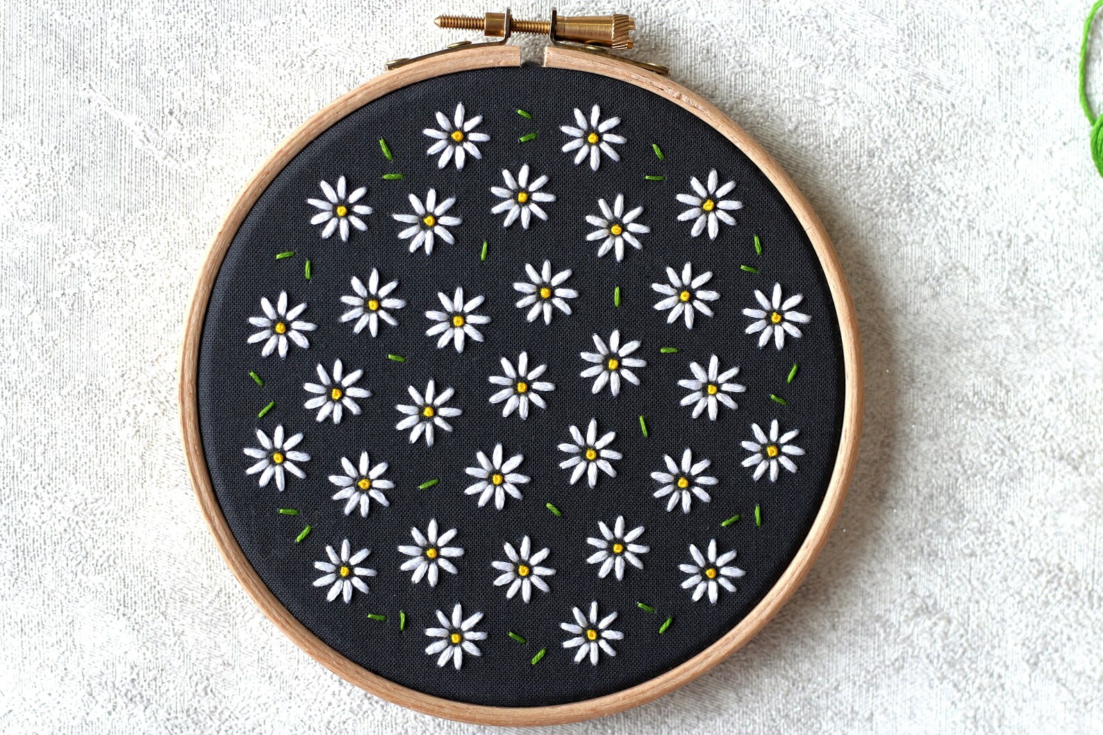 Daisy Embroidery Pattern PDF Pattern Beginner Embroidery - Etsy UK