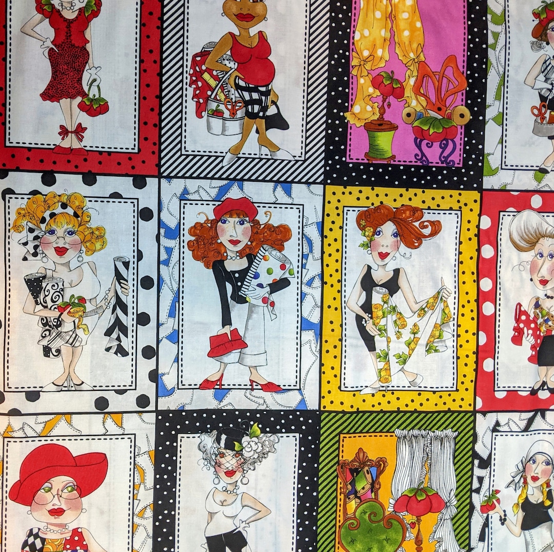 Sew Fabulous by Loralie Designs, Fabric Panel - Etsy