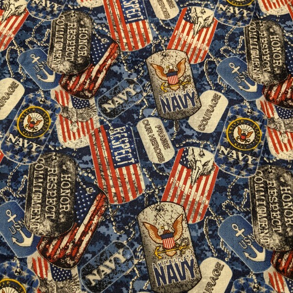 Us Navy Fabric - Etsy