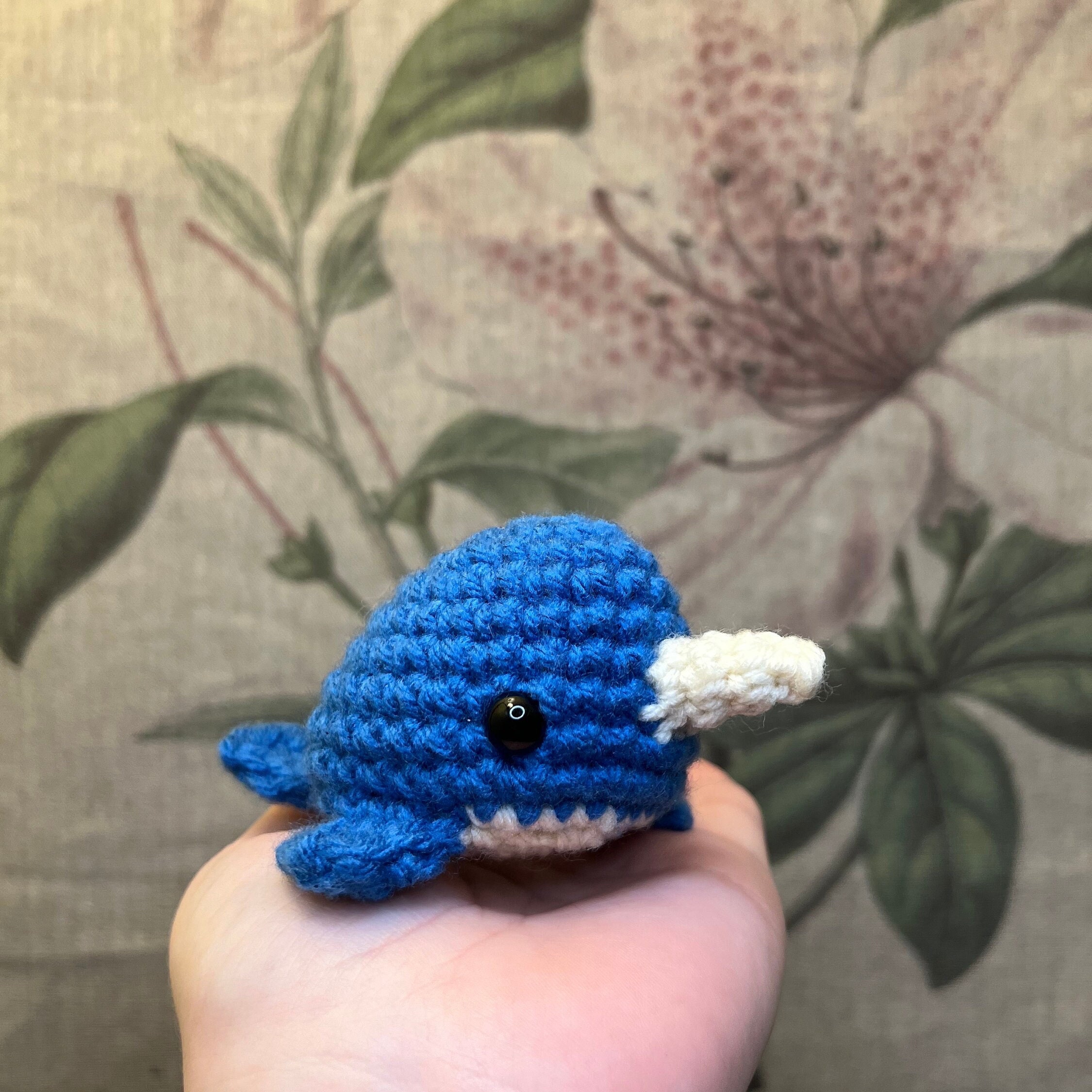 CROCHET PDF PATTERN No Sew Narwhal Small Crochet Narwhal Figure - Etsy