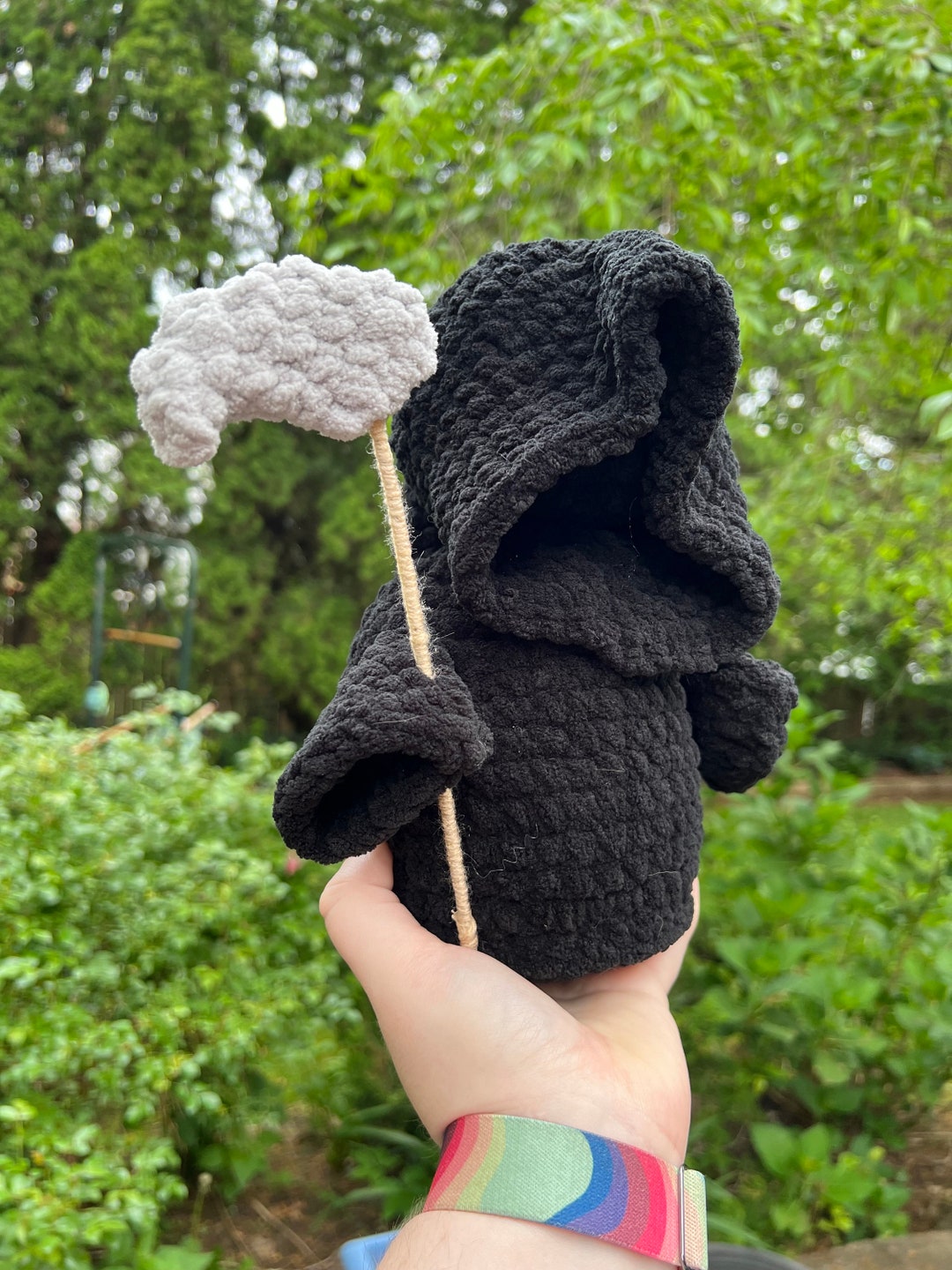 Crochet Grim Reaper Amigurumi: Plush Gothic Halloween Decor - Etsy