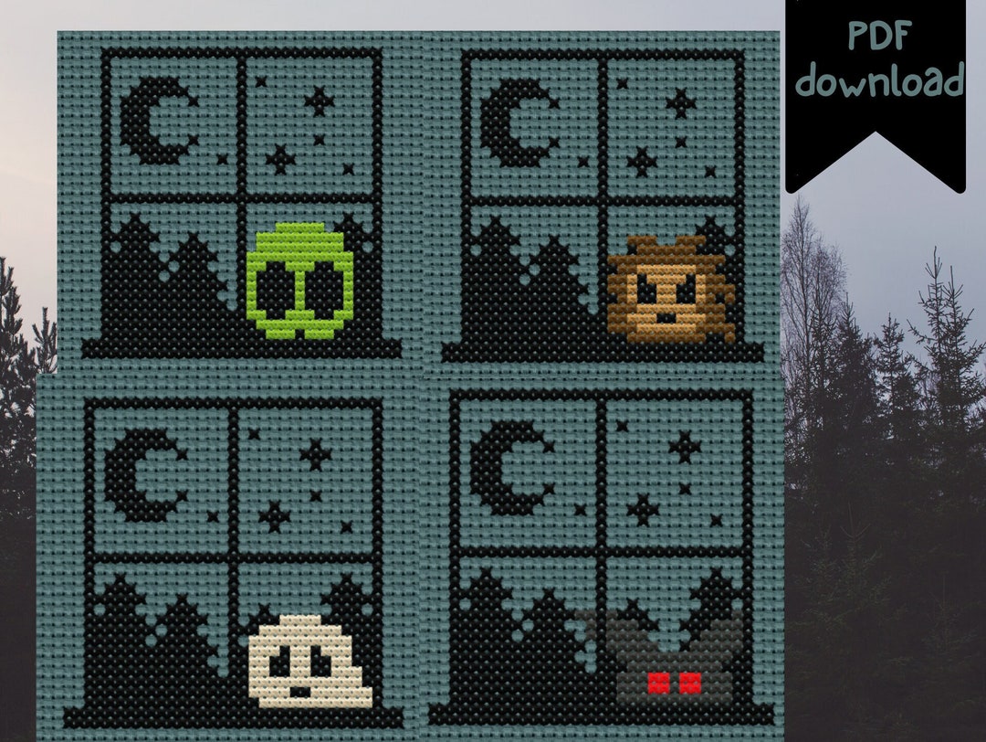 Creeping Creatures and Cryptids - Cross Stitch Pattern - DIGITAL ...