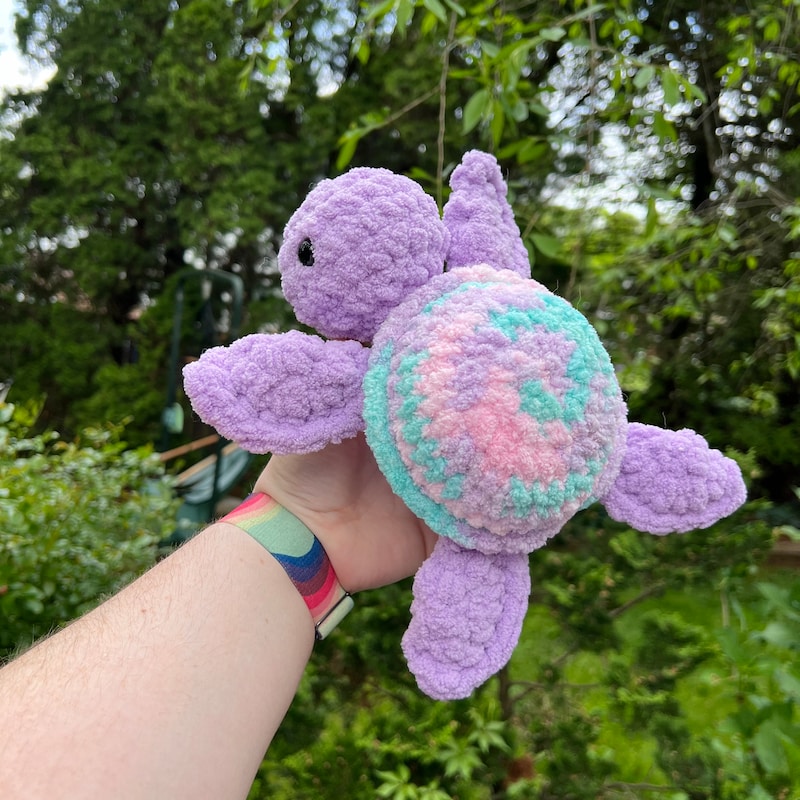 Purple Turtle - Etsy