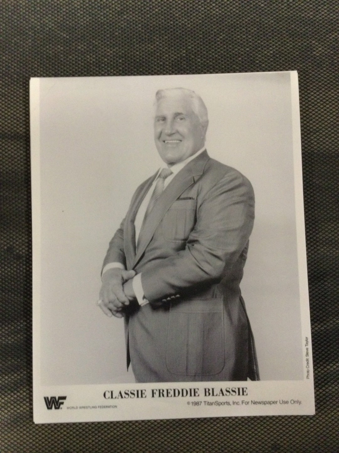Classic Wrestling Promo Photo Classy Freddie Blassie Legend Manager Wwe ...