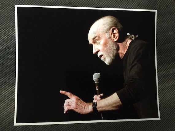 GEORGE CARLIN stand up comedy legend glossy 8x10 photo | Etsy