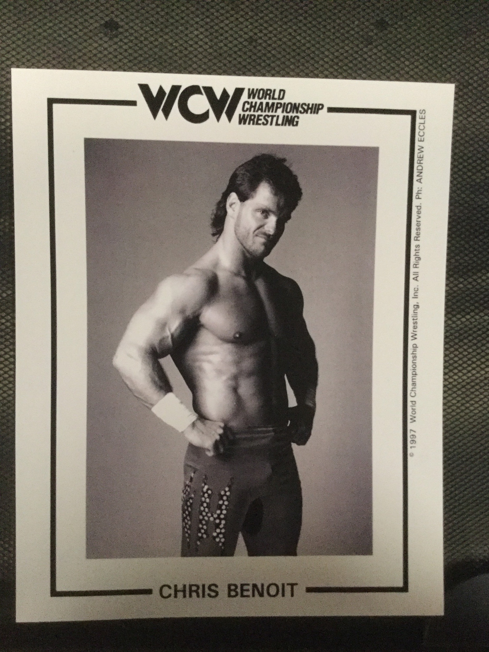 CHRIS BENOIT Wcw World Championship Wrestling 8x10 Art Print | Etsy