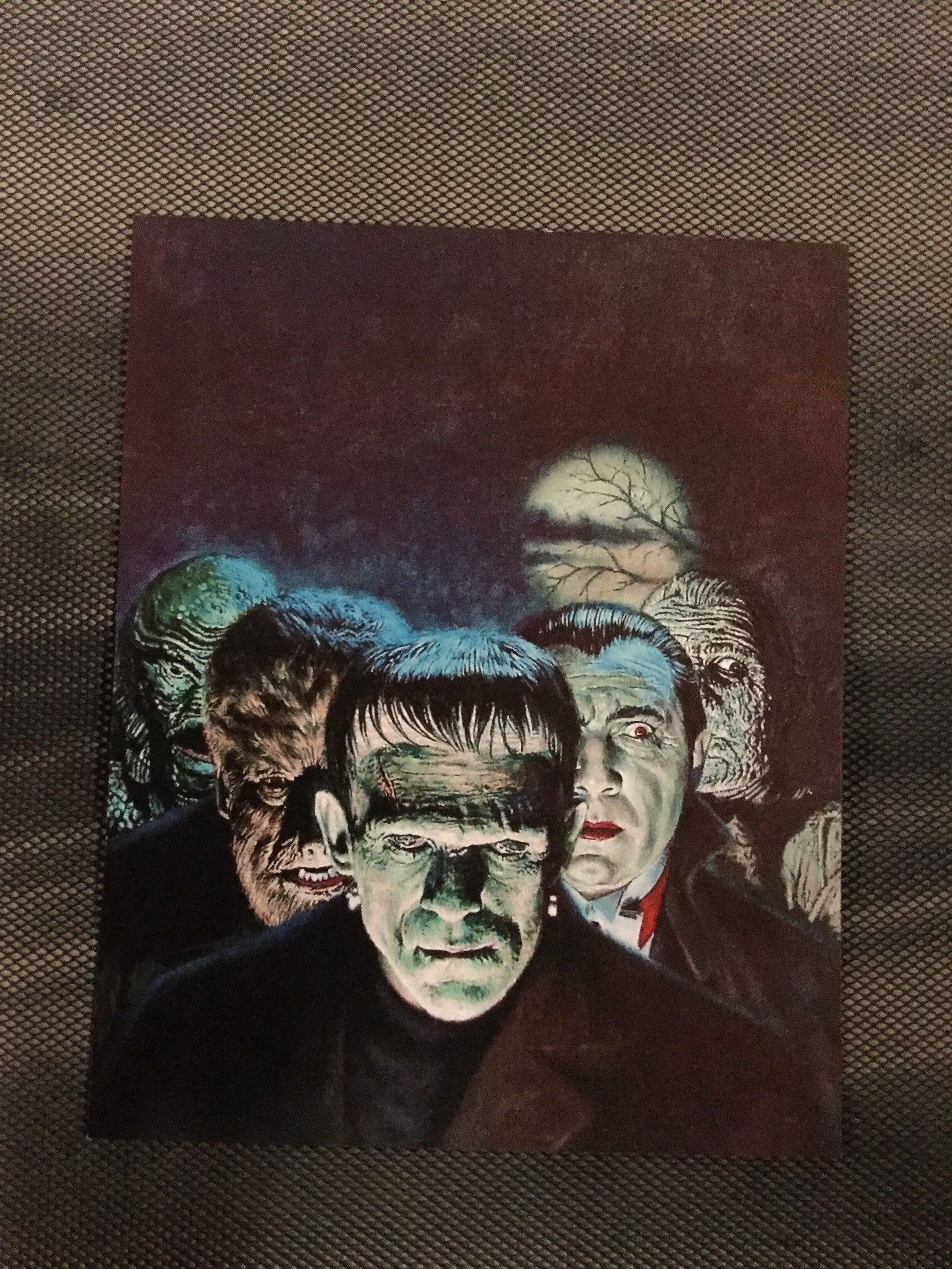 UNIVERSAL MONSTERS Horror Icons Art Print Design 8x10 Photo - Etsy Sweden