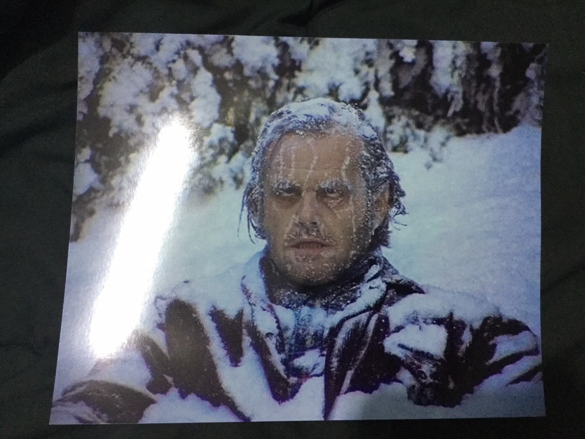 THE SHINING Frozen Jack Torrence Art Print Stephen King Stanley Kubrick ...