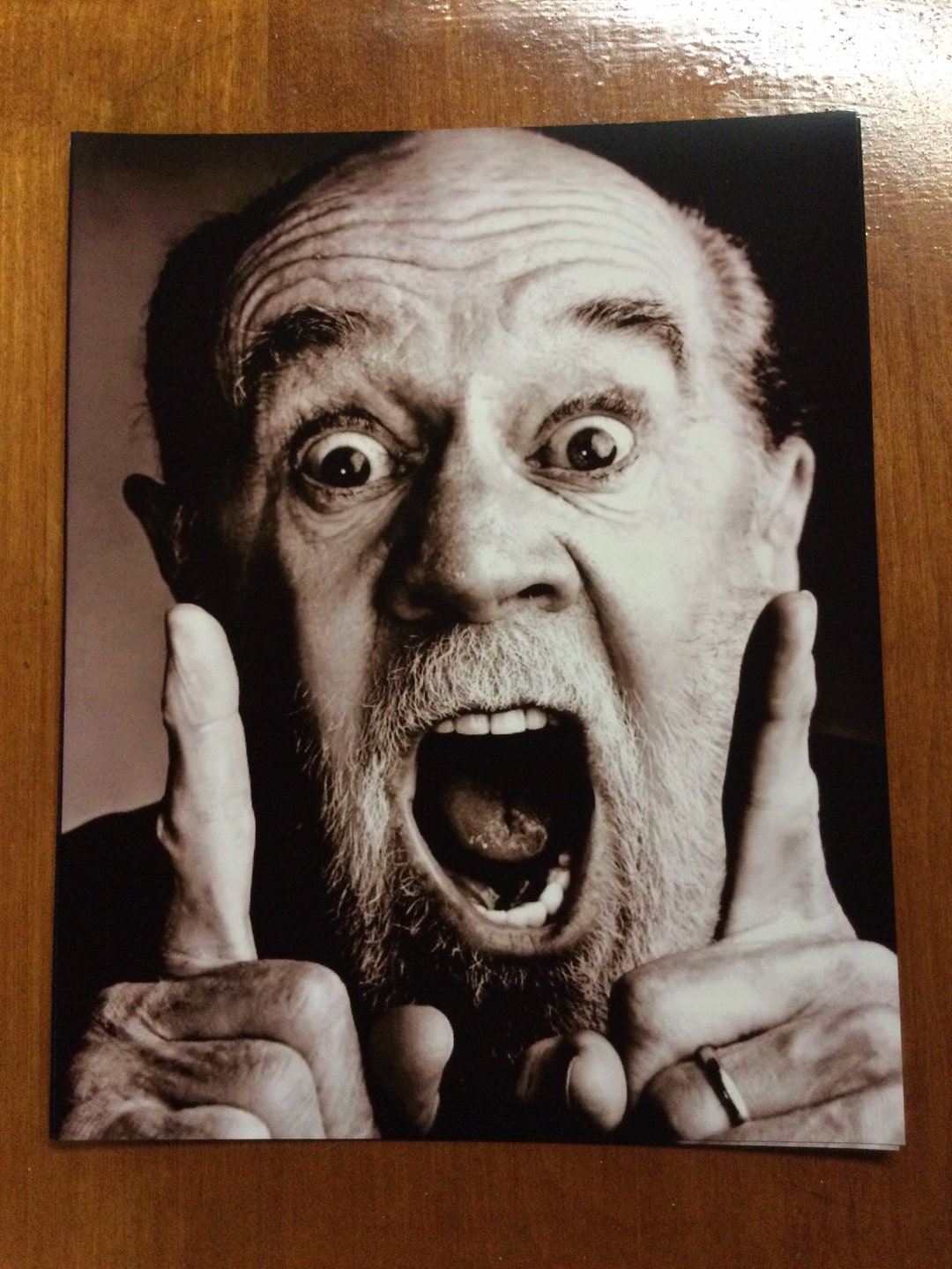George Carlin Legendary Stand up Comedian Art Print 8x10 Photo - Etsy