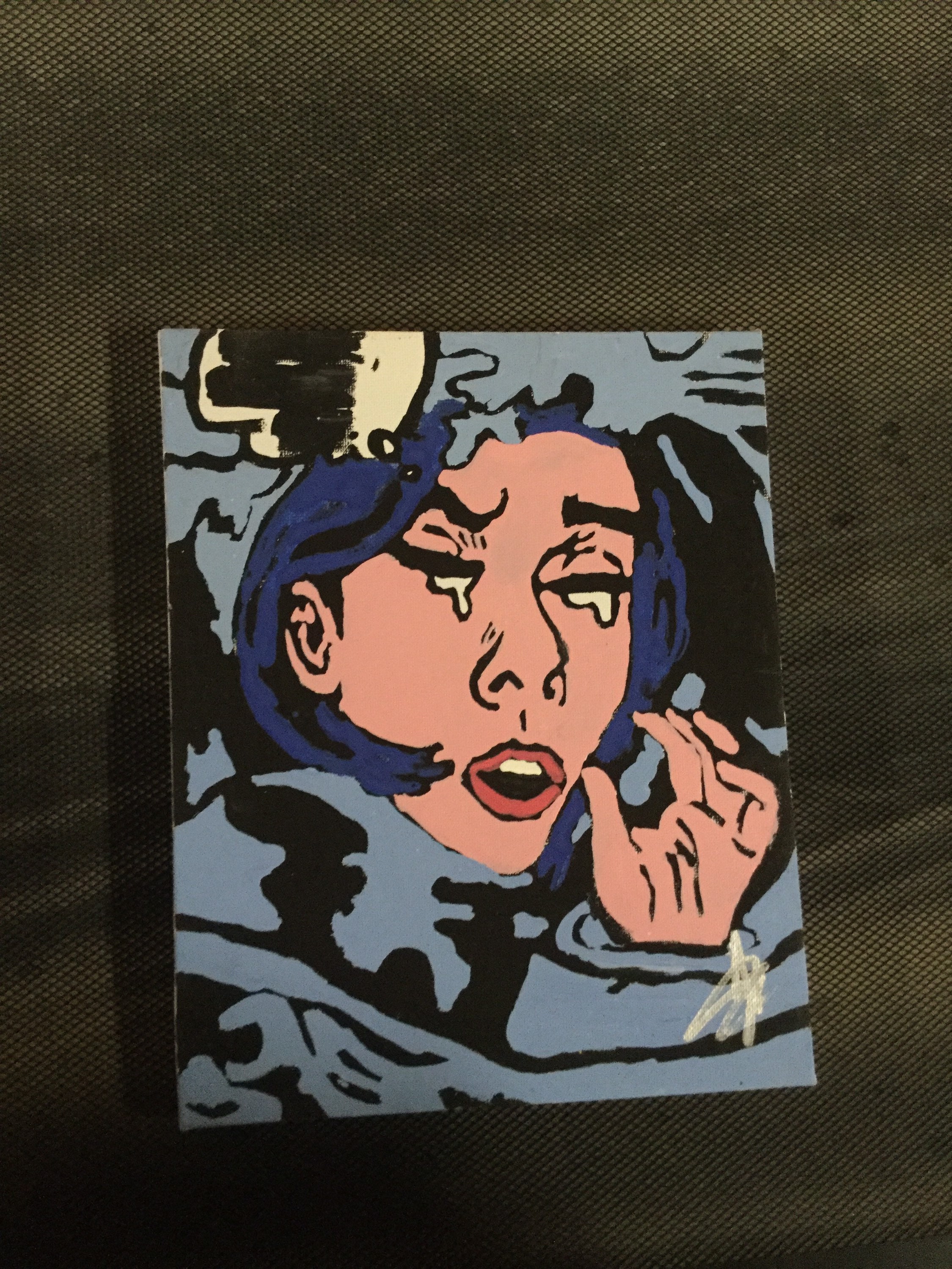 By Roy Lichtenstein Drowning Girl
