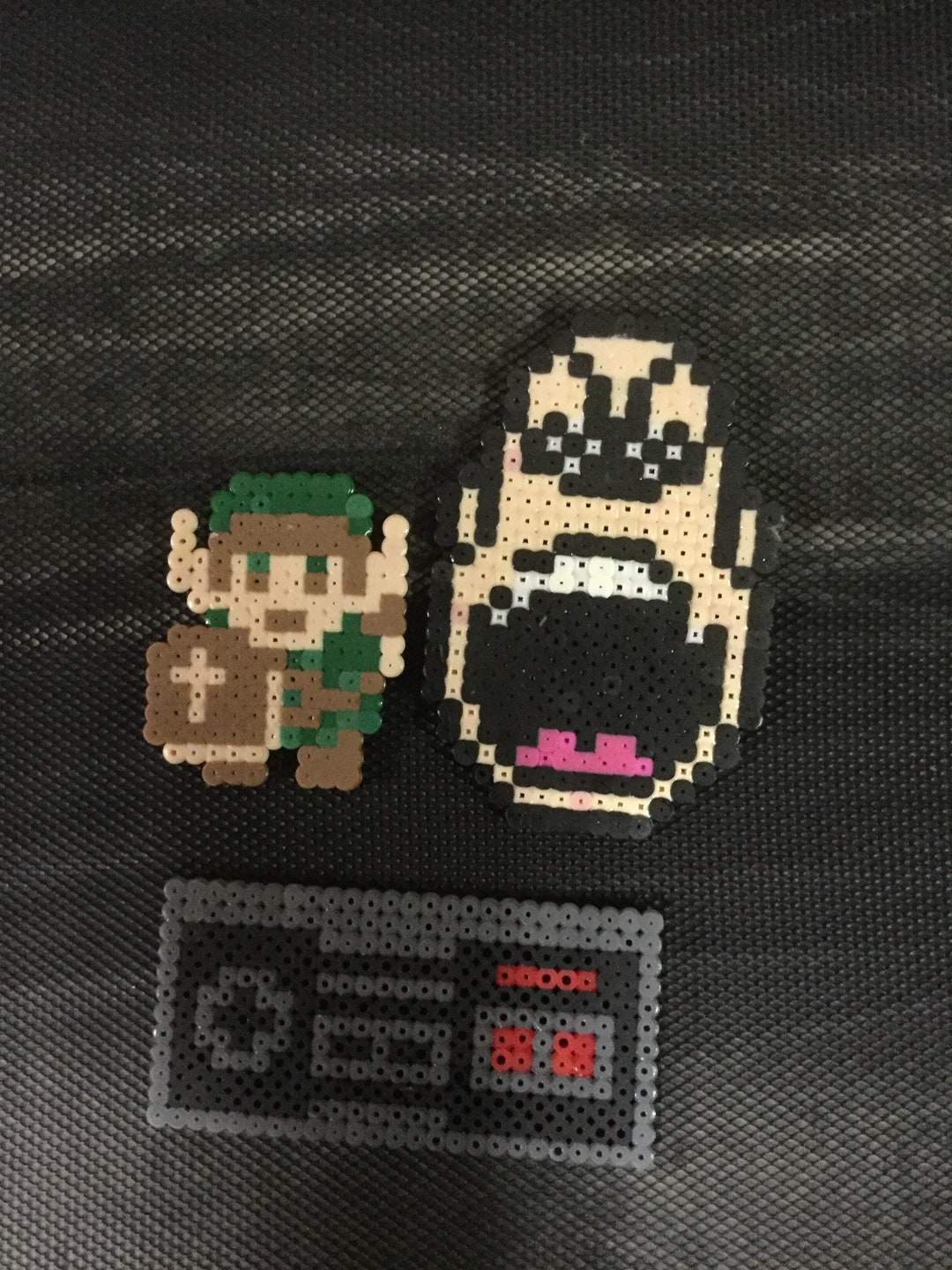 Nintendo Nes Perler Bead Figures King Hippo Zelda Controller - Etsy