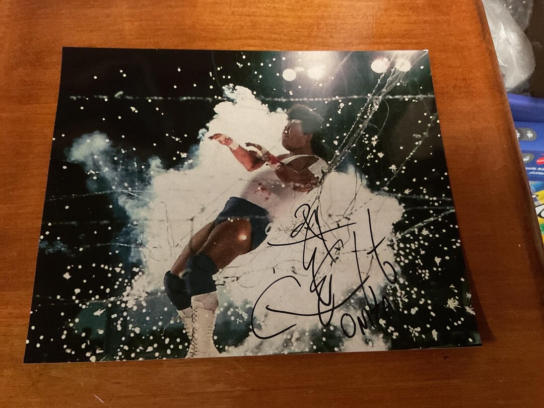 ATSUSHI ONITA Fmw Japan Wrestling Signed Autographed Photo Czw Ecw ...