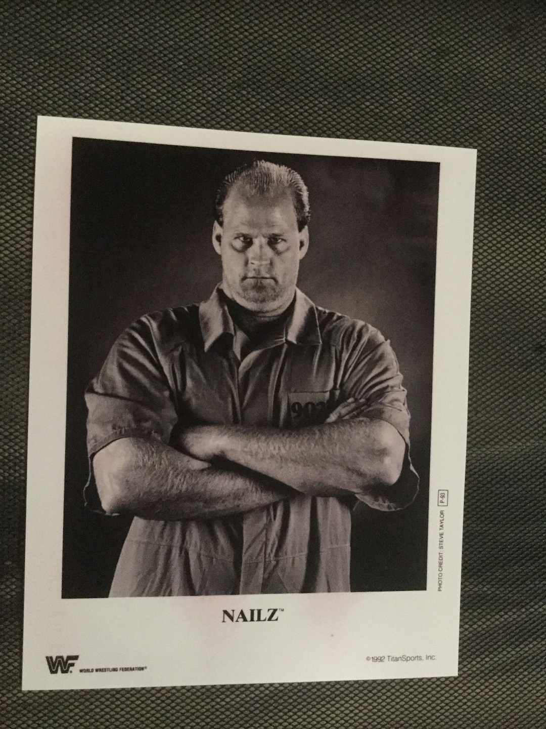 NAILZ Kevin Kelley Classic Wwe Wwf Wrestling Art Print Design 8x10 ...