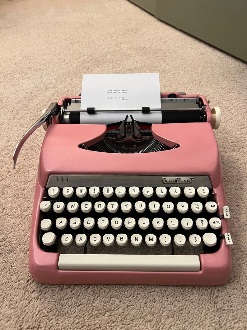 Know Its for the Better Custom Typewriter Lyric Print. Phoebe Bridgers ...