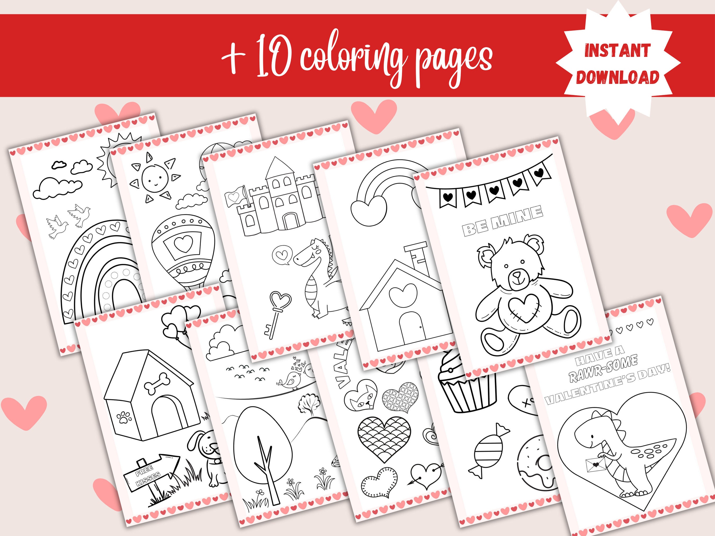 Valentines Day Activity Bundle | Printable Activities for Kids ...