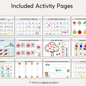 Toddler Busy Book | Printable | Montessori Learning | Quiet Book ...