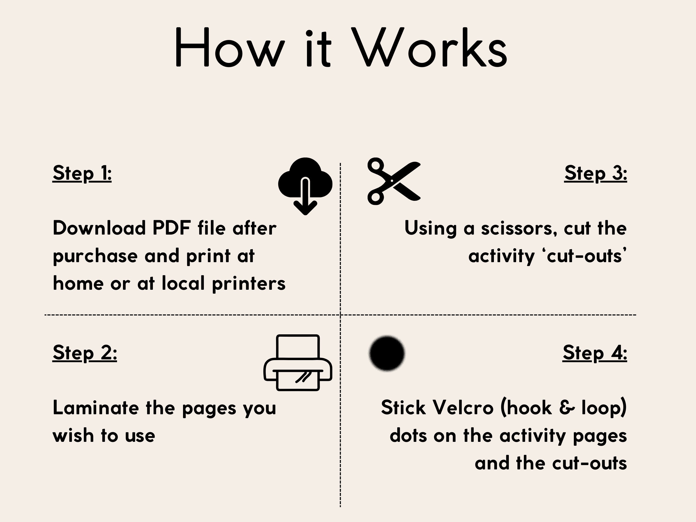 Toddler Busy Book Printable Montessori Learning Quiet Book Toddler ...